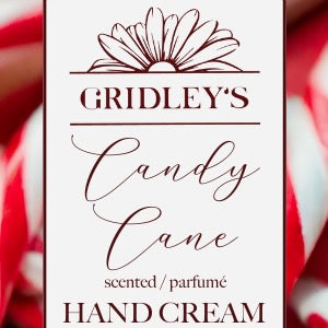 Candy Cane Hand Cream – Gridley's Creative Bath and Body