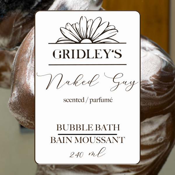 Naked Guy Bubble Bath – Gridley's Bath, Body and Home