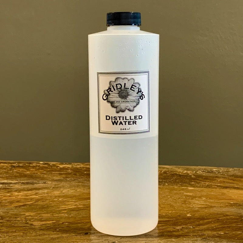 Distilled Water 248 ml – Gridley's Creative Bath and Body